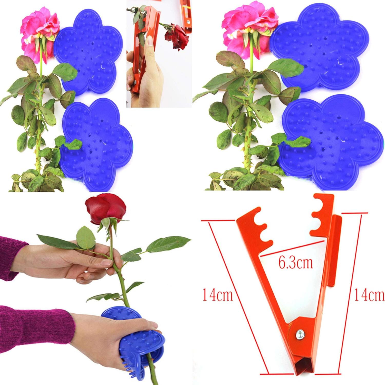 YUXAOJZ Efficient Thorn and Leaf Stripping Tool 3-Pack for DIY Garden ...