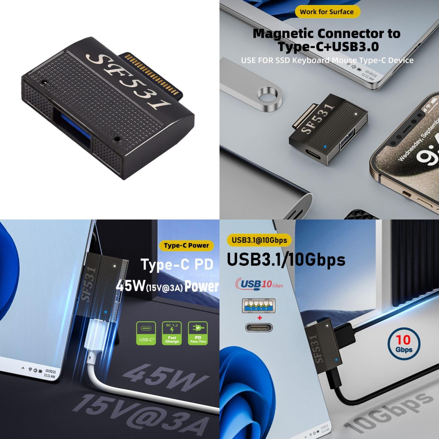 YUXAOJZ Reliable High Quality DC 65W Emulator Trigger Converter Adapter ...