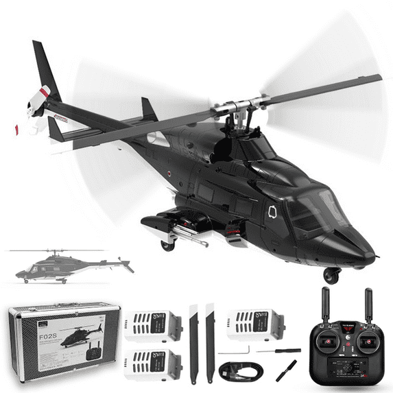 YUXIANG F02S Airwolf RC Helicopter with Optical Flow Positioning, 1/34 ...
