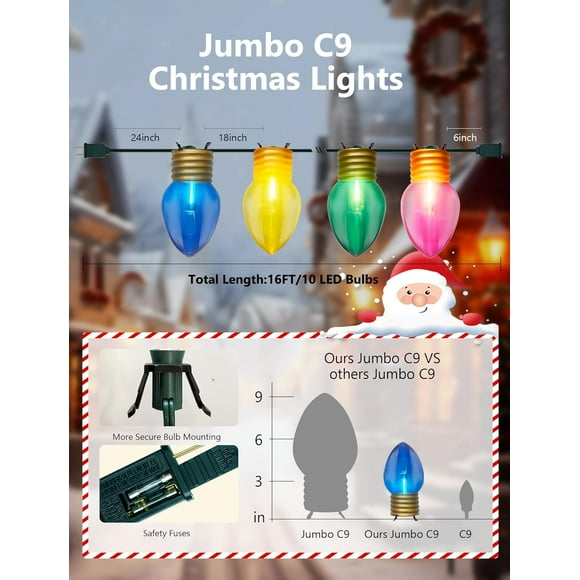 Giant Outdoor Christmas Bulbs