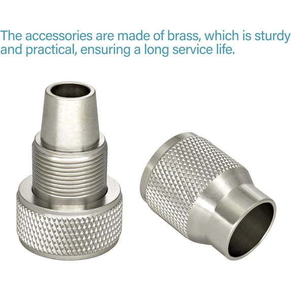 YUYAN-2-Pack All Metal 1/2"Drip Irrigation Tubing to Faucet/Garden Hose ...