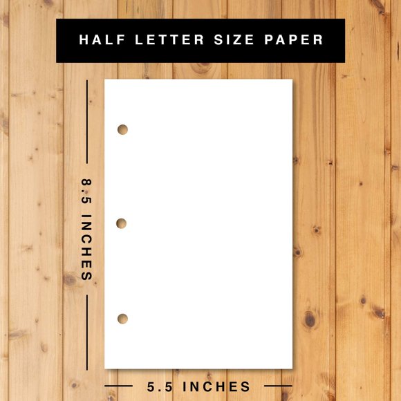 3 Hole Punched Paper
