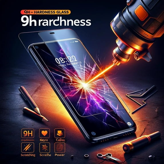 YUYAN-3 Pack Screen Protector Military-Grade Gorilla Tempered Glass ...