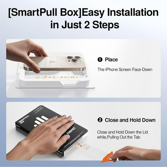 YUYAN-3 Pack Screen Protector for iPhone 16 Pro Max, Bubble-and-Dust ...