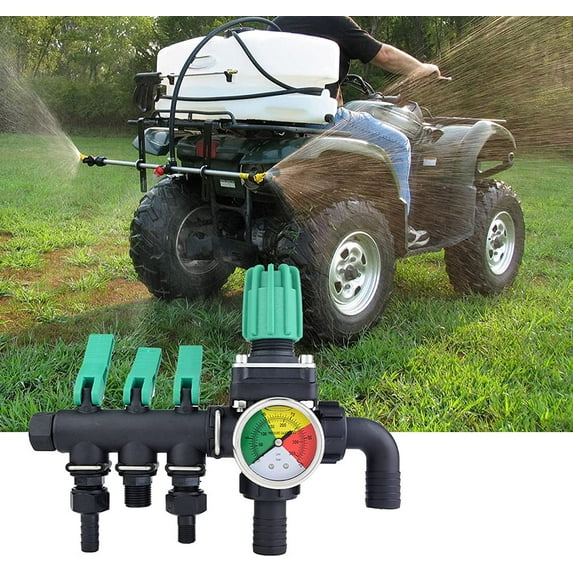 YUYAN-3 Way Water Splitter, Agricultural Sprayer Control Shut Off Valve ...