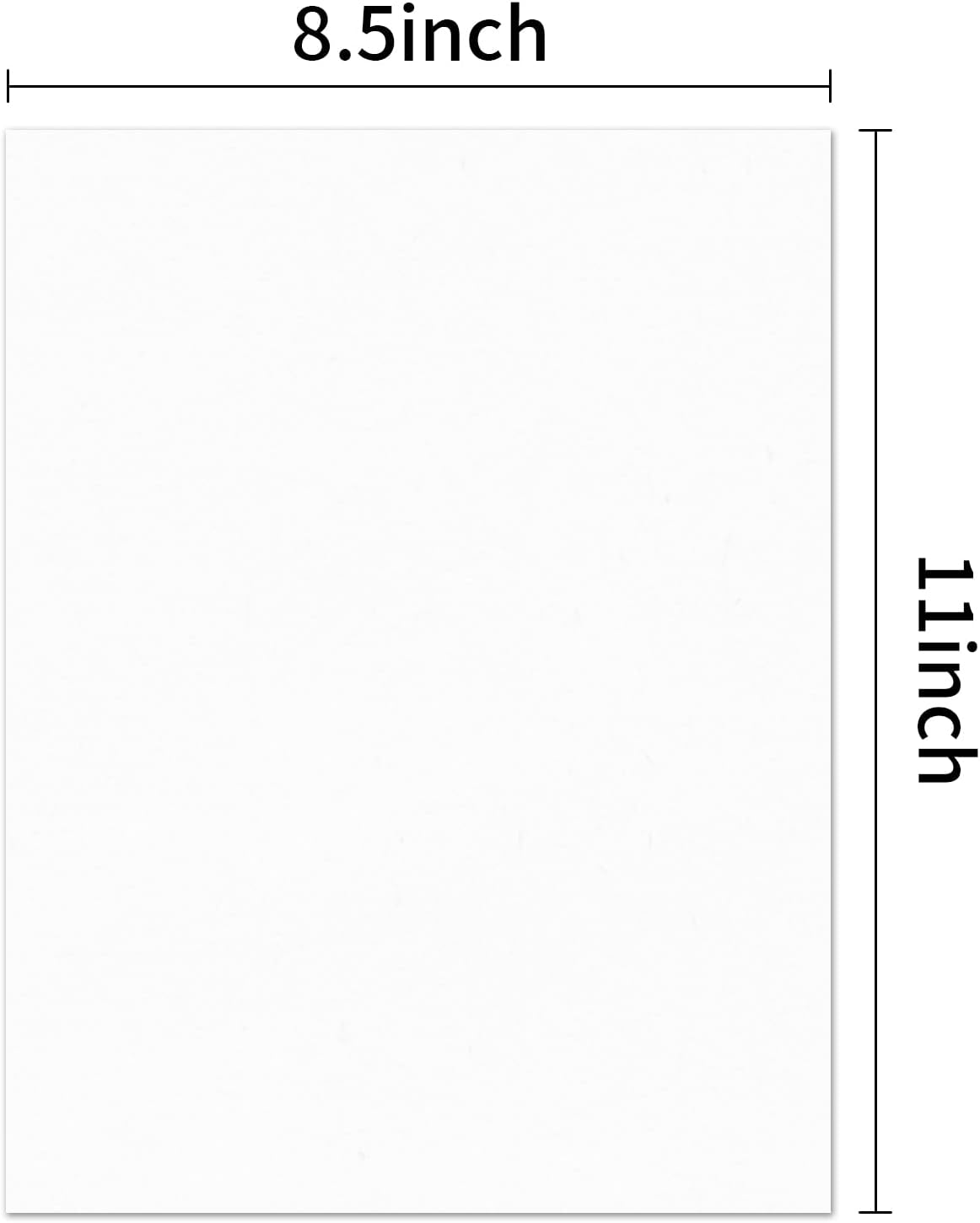 YUYAN-50 Sheet White Cardstock 8.5x11",250gsm/92lb Cardstock ...