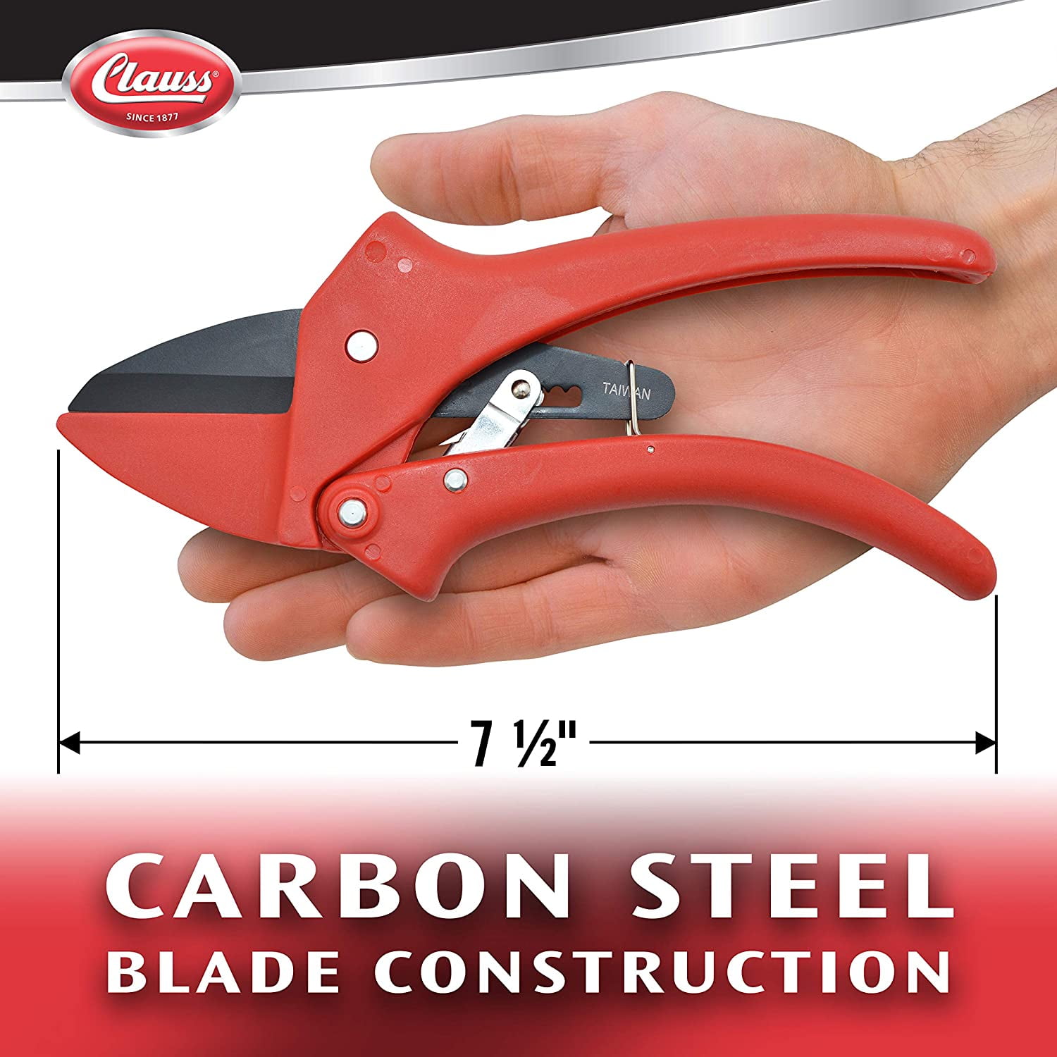 YUYAN-7-Inch Ratchet-Action Pruner 20083 - Walmart.com