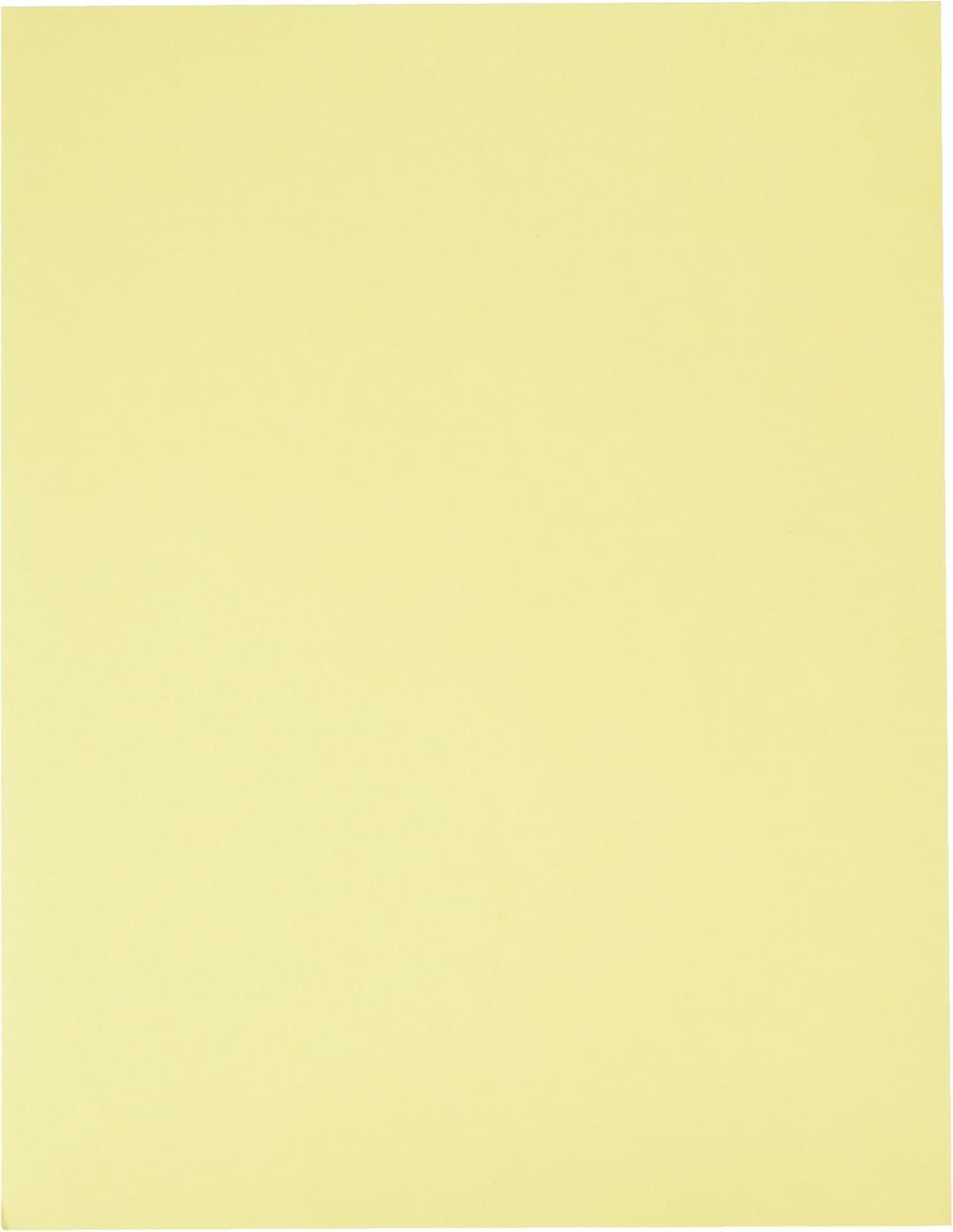 YUYAN-8.5" x 11" Paper | Letter Size | Pastel Canary Yellow | 60lb ...