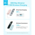 YUYAN-ANKER Zolo Magnetic Power Bank, Compact 10,000mAh Wireless ...