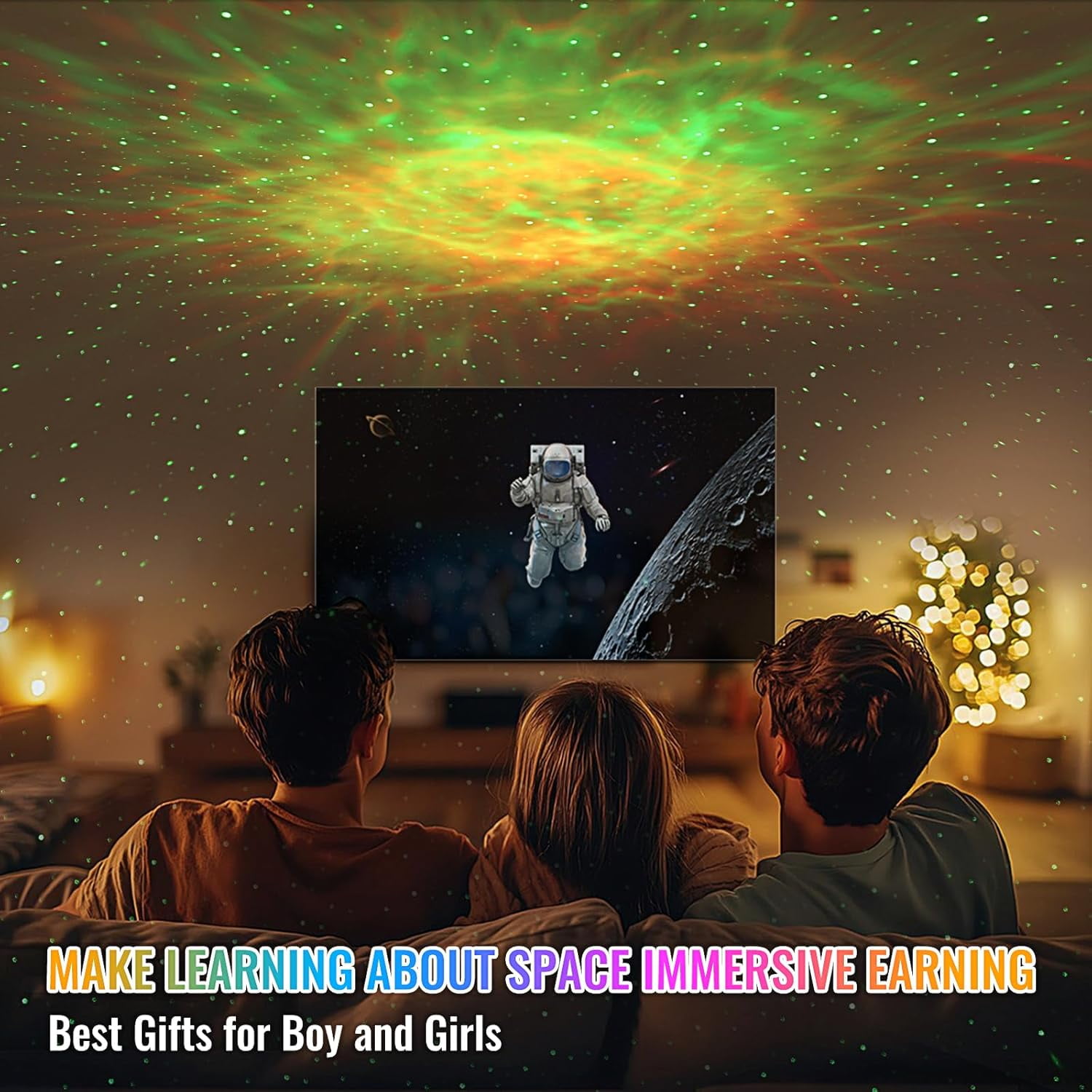 YUYAN-Astronaut Galaxy Projector, 3 in 1 Star Projector with Remote and ...