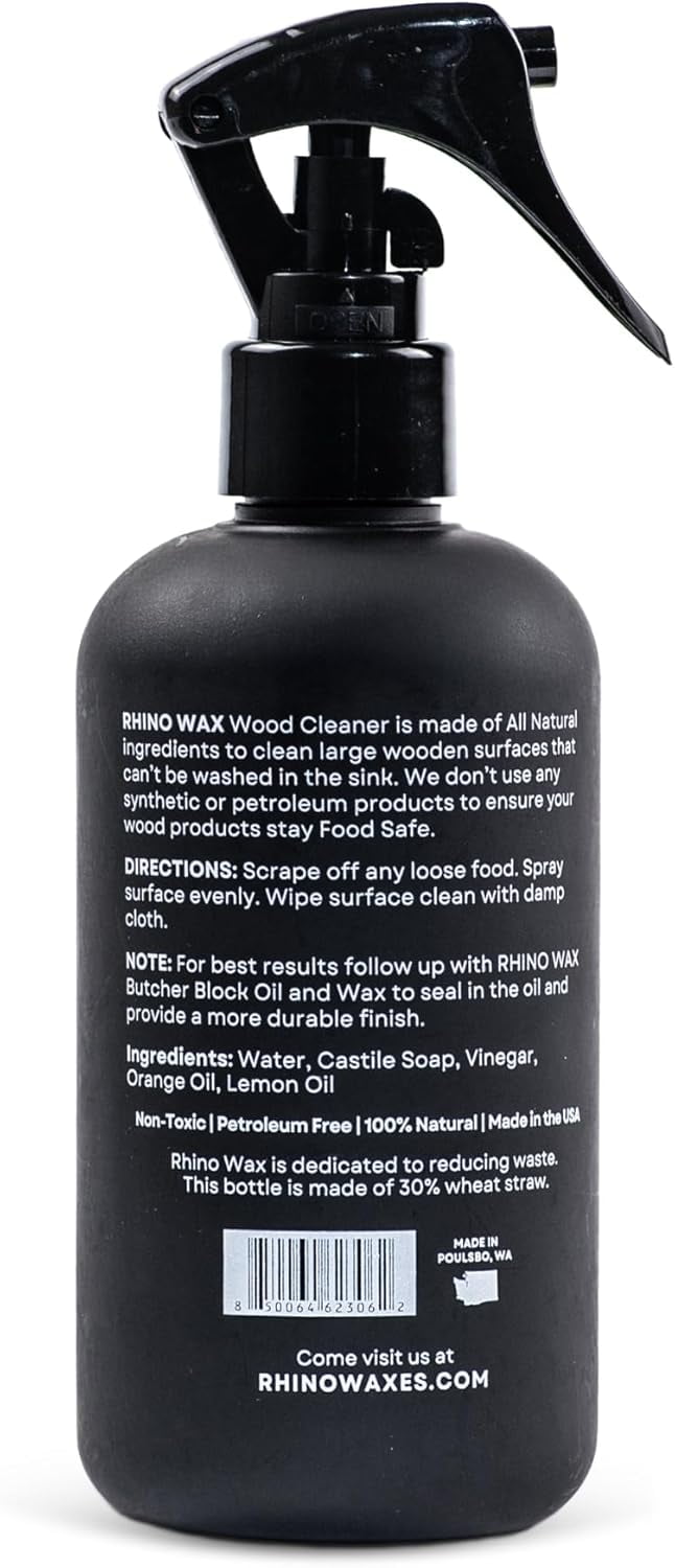 YUYAN-Butcher Block Cleaning Kit - Includes Cutting Board Wood Spray ...