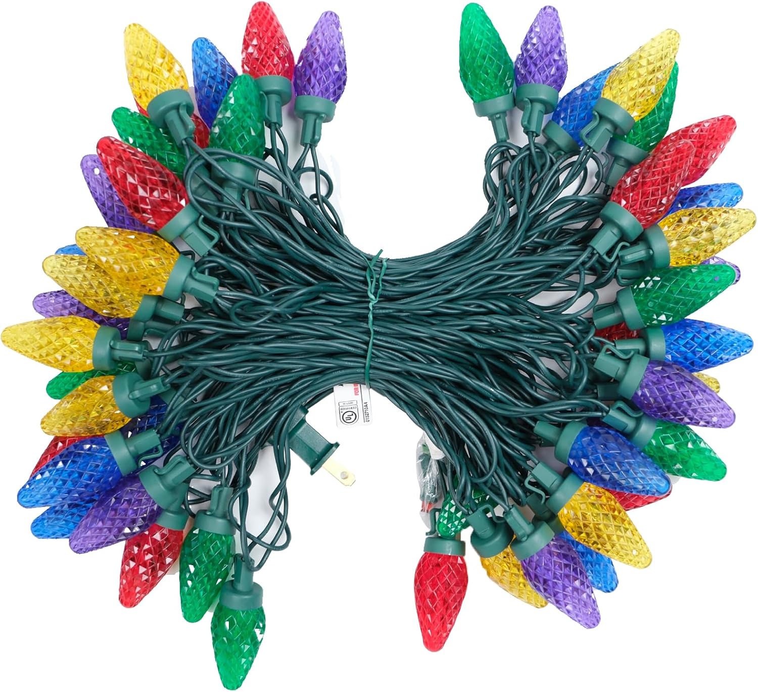 YUYAN-C9 Christmas String Lights, 50 LED 33FT Extendable Outdoor ...