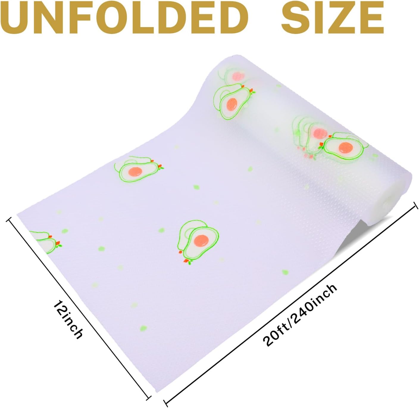 YUYAN-Cabinet Liner Dresser Drawer Liner, Shelf Liner Paper for Kitchen ...