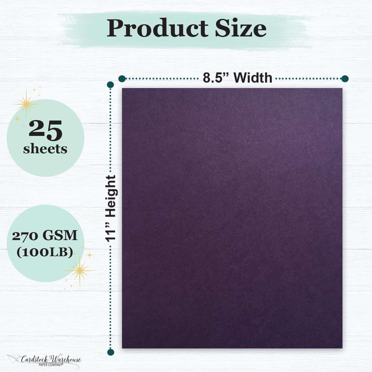 YUYAN-Cardstock Warehouse Colorplan Dark Amethyst Purple Cardstock ...