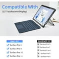 YUYAN-Case fit Microsoft Surface Pro 11/10/9/8 13-Inch, with Stent ...