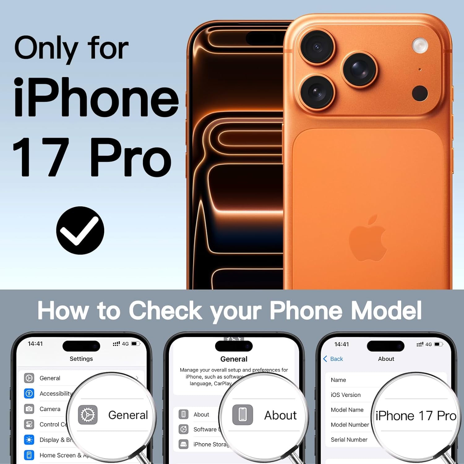 YUYAN-Case for iPhone 17 Pro 6.3-Inch with Built-in Tempered Glass ...