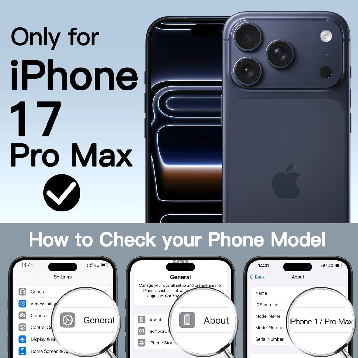 YUYAN-Case for iPhone 17 Pro Max 6.9-Inch with Built-in Tempered Glass ...