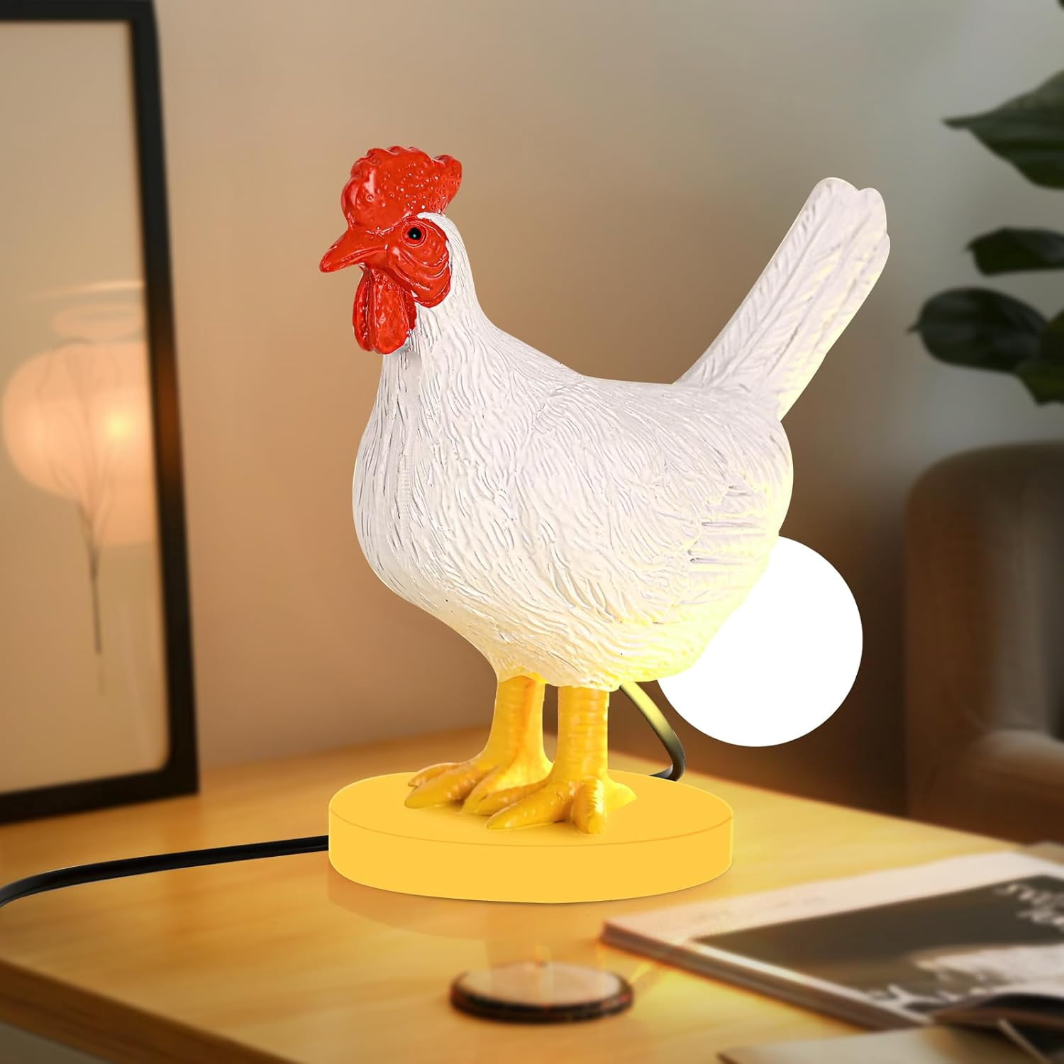 YUYAN-Chicken Egg Lamp, Funny Chicken Butt Night Light with Egg ...