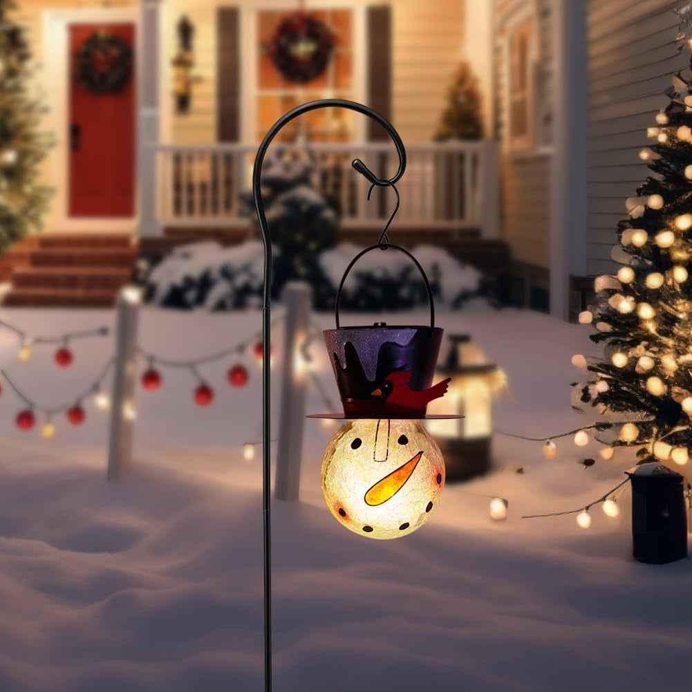 YUYAN-Christmas Solar Lanterns Outdoor Waterproof, Hanging Solar ...