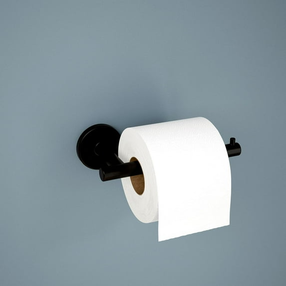 YUYAN-Delta Trinsic (1-Pack) Toilet Paper Holder Matte Black Tissue ...