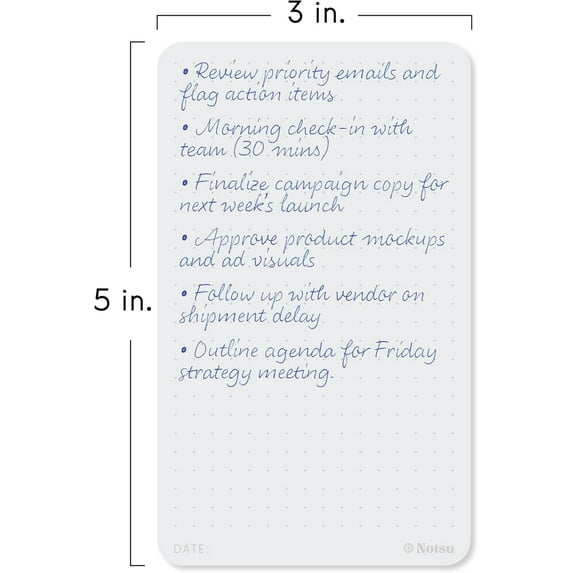 YUYAN-Dot Grid Index Cards 3x5 inch Box Set | 50ct Thick 350g Dotted ...