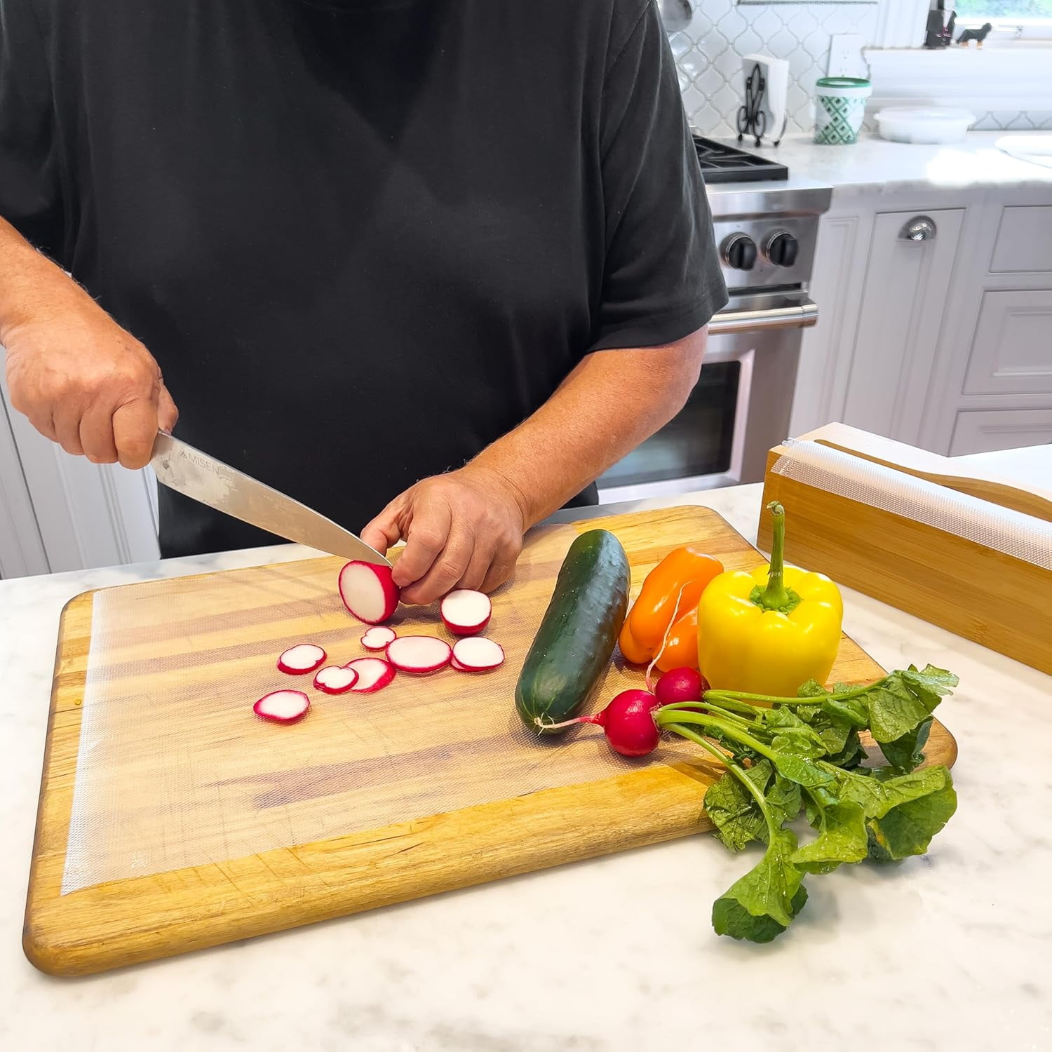 YUYAN-E-Z Board Disposable Cutting Board Box Set, 20 sq ft, Refillable ...