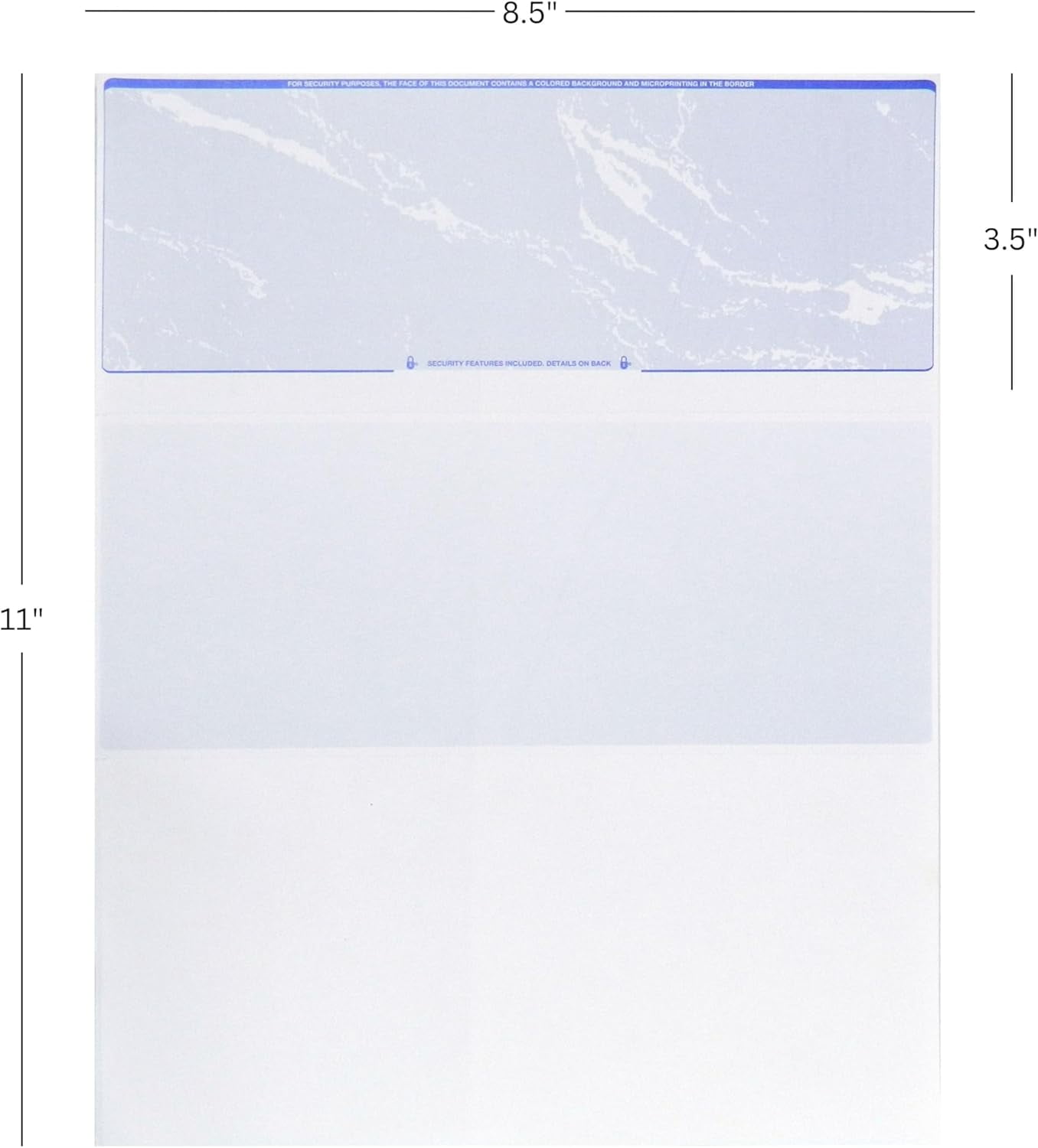 YUYAN-EnDoc Computer Check Paper - 100 Sheets - Business Checks on Top ...