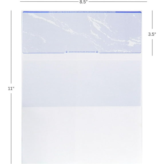 YUYAN-EnDoc Computer Check Paper - 100 Sheets - Business Checks on Top ...