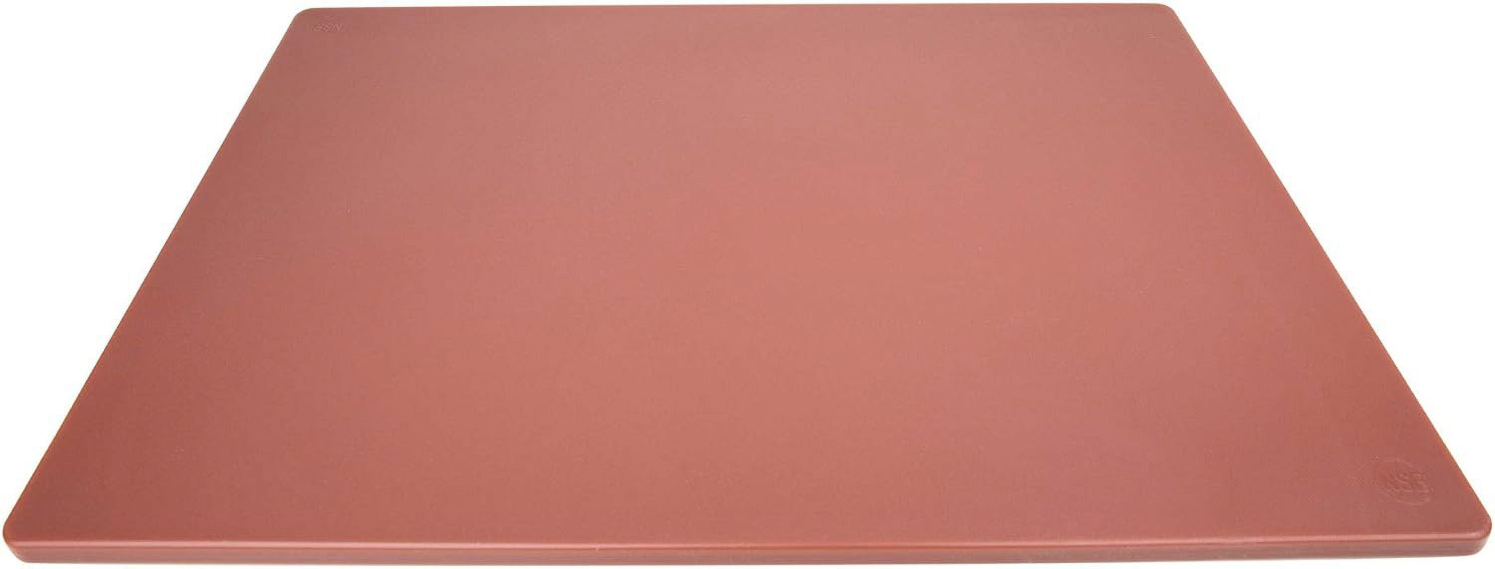 YUYAN-Extra Large 24 x 18 Brown Cutting Board - 1/2" Thick HDPE Plastic ...