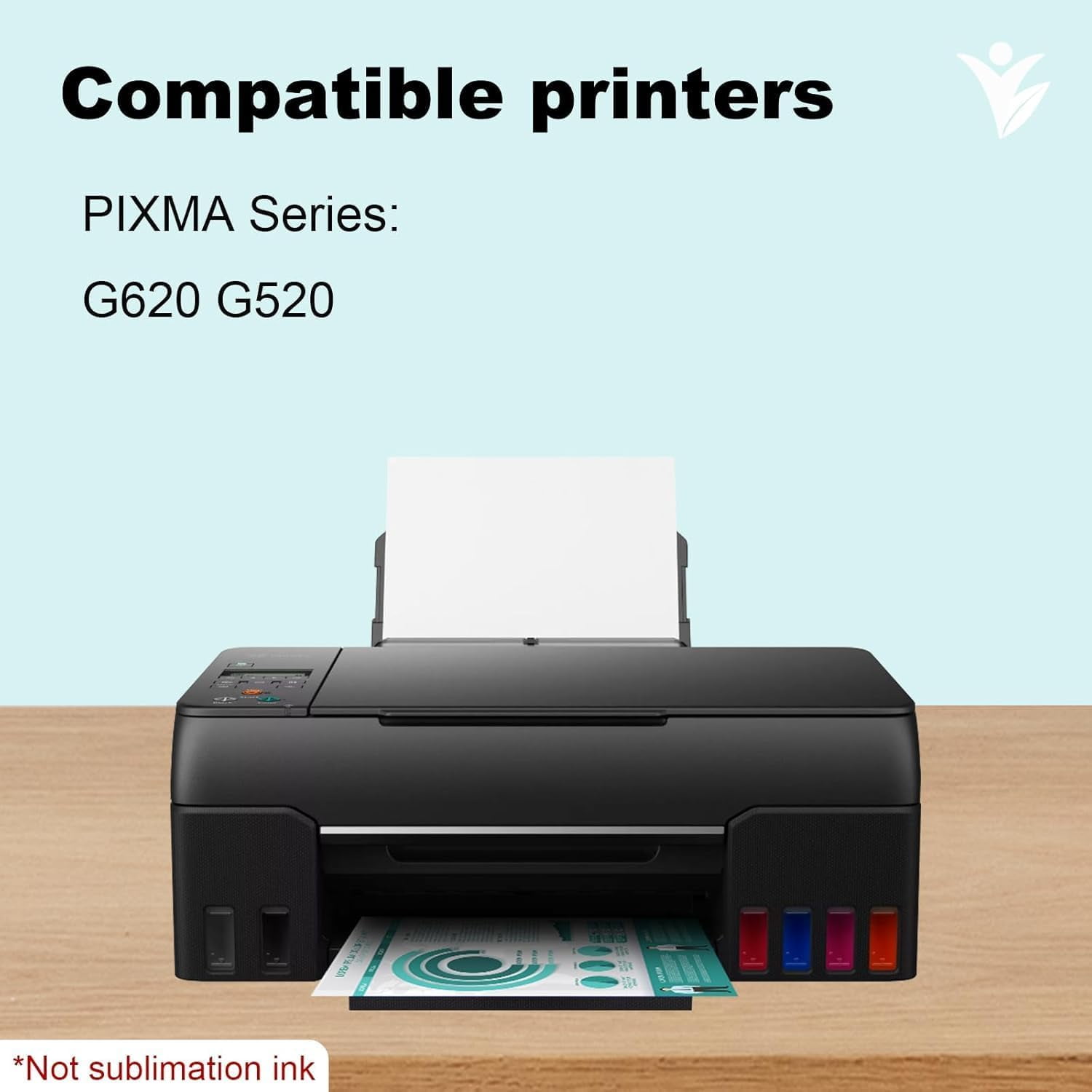 YUYAN-GI-23 Ink Refill Bottles GI23 (12-Pack,2BK/2C/2M/2Y/2R/2GY) Replacement for Canon GI-23 ...