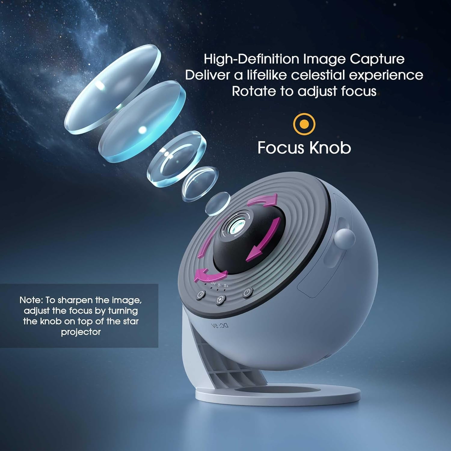 YUYAN-Galaxy Projector for Bedroom, 13 in 1 Star Projector Night Light ...