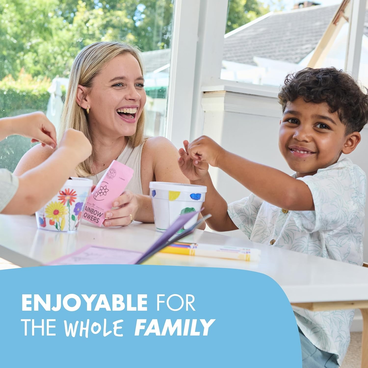 YUYAN-Garden Republic Jr Color and Plant Starter Grow Kit for Kids - Color & Plant Growing Kit ...