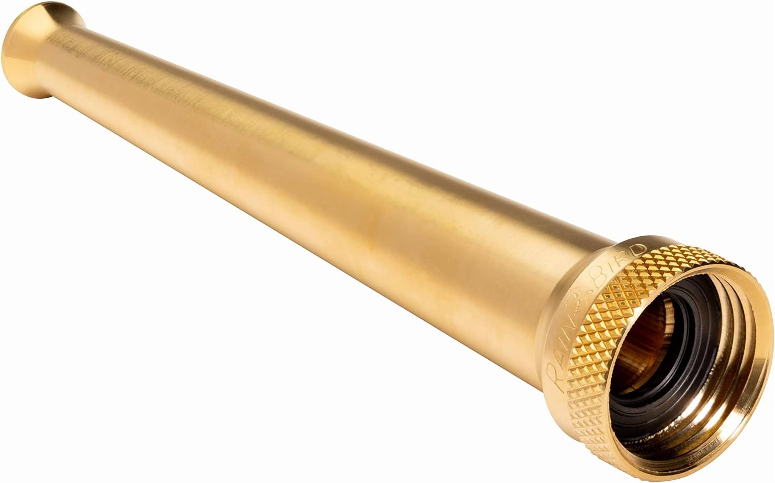 YUYAN-HENZLB6JET 6" Solid Brass Garden Hose Water Nozzle, Lead-Free ...