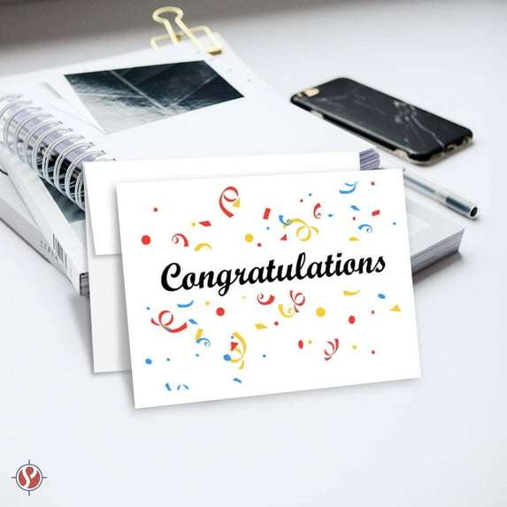 YUYAN-Heavyweight Blank White Note Cards and Envelopes | 4 1/4” X 5 1/2 ...