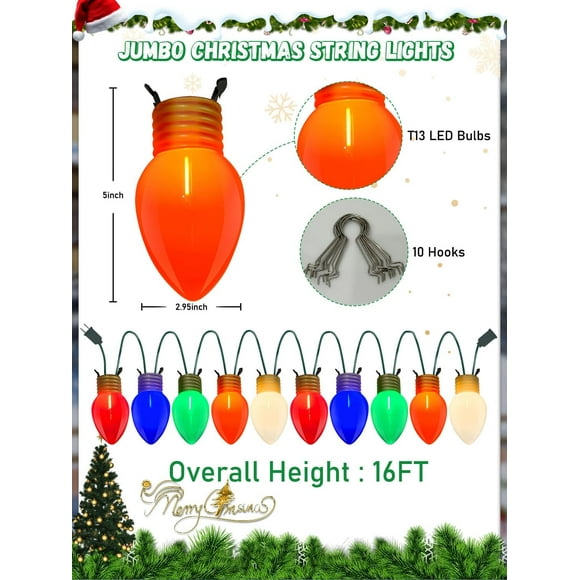 Jumbo Christmas Light Bulb