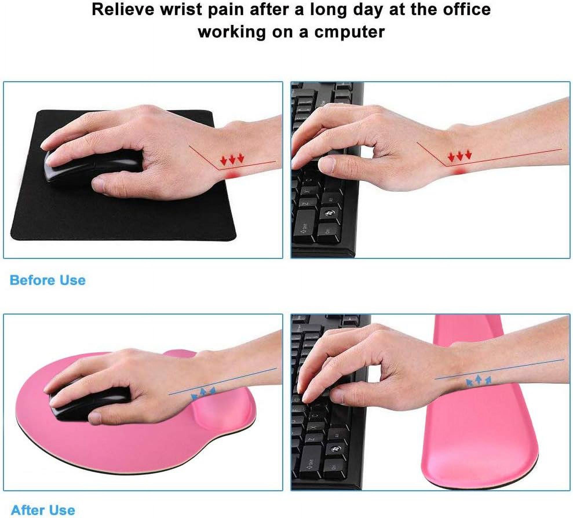 YUYAN-Keyboard Wrist Rest Pad Mouse Pad, Memory Foam, Rest Pads Sets ...
