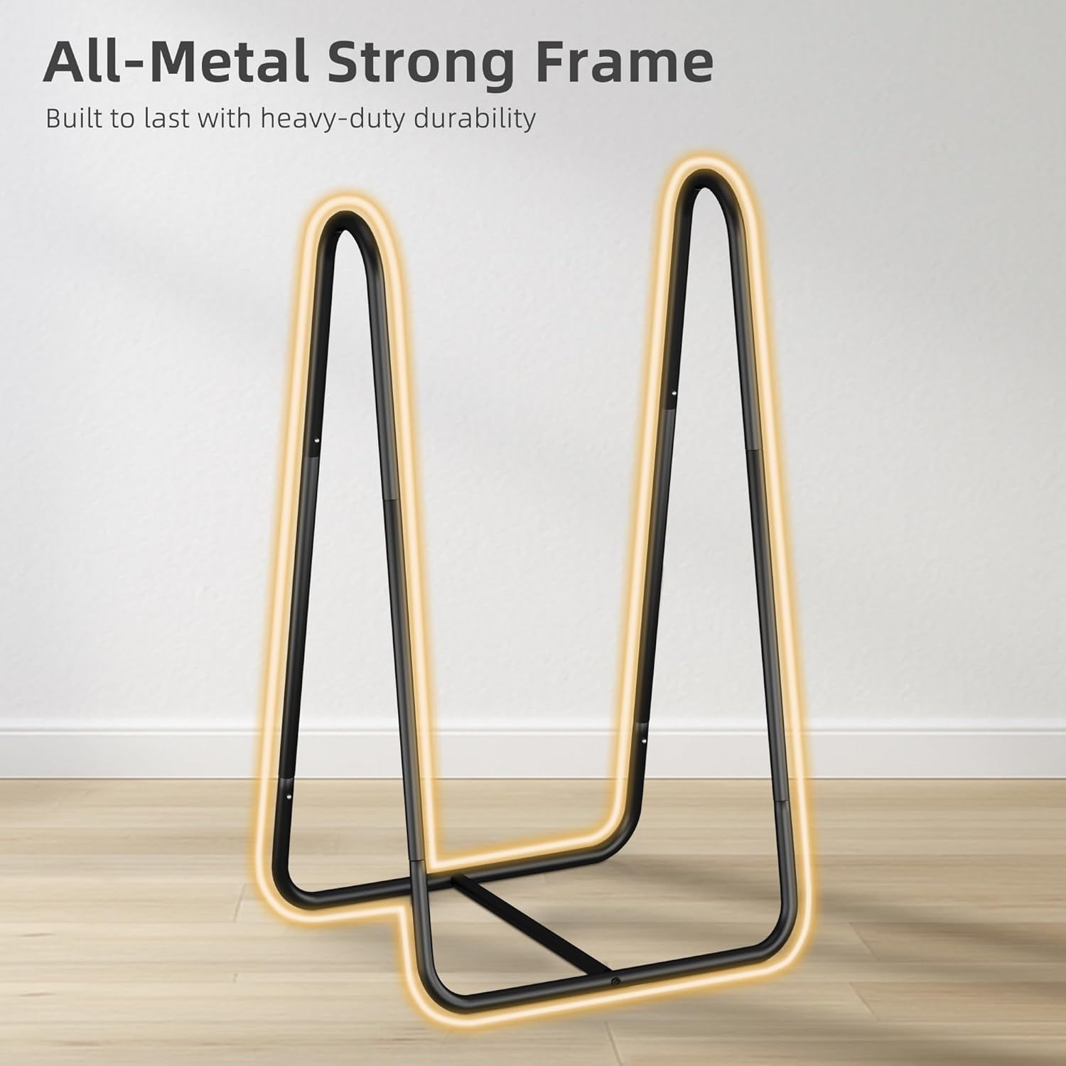 YUYAN-Laundry Hamper with Metal Rack, Large Laundry Basket with ...