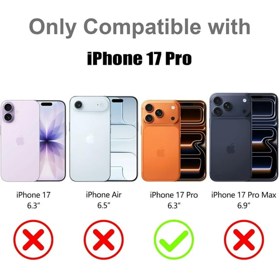 YUYAN-Magnetic Case for iPhone 17 Pro [Compatible with Magsafe] [Cute ...