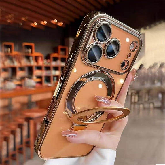 YUYAN-Magnetic Case for iPhone 17 Pro with Invisible Stand [Military ...