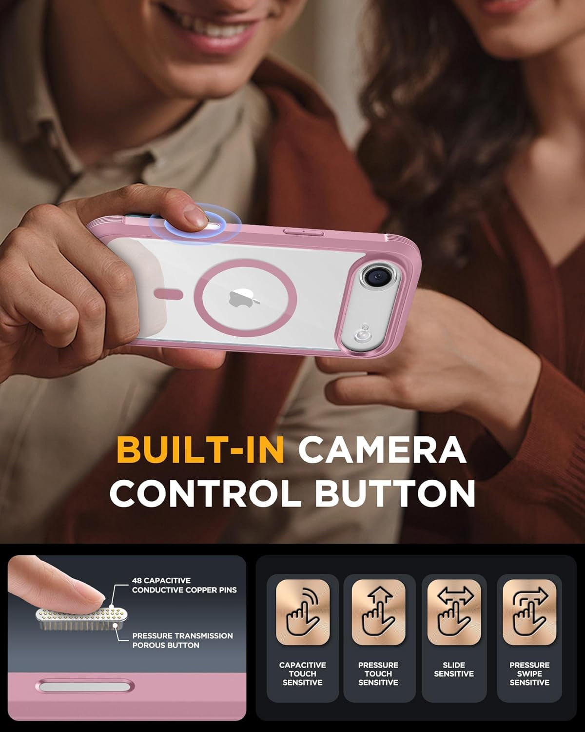 YUYAN-Magnetic for iPhone Air Case 6.5" [Compatible with MagSafe] Full ...