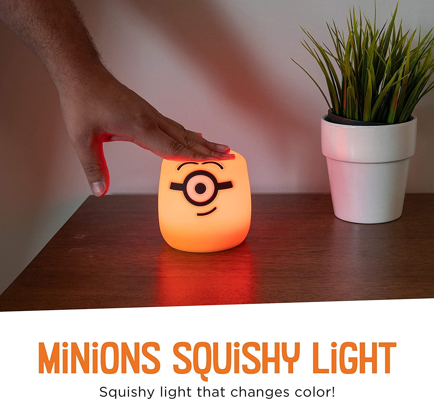 YUYAN-Minions Color Changing LED Squishy Night Light For Kids Cute ...