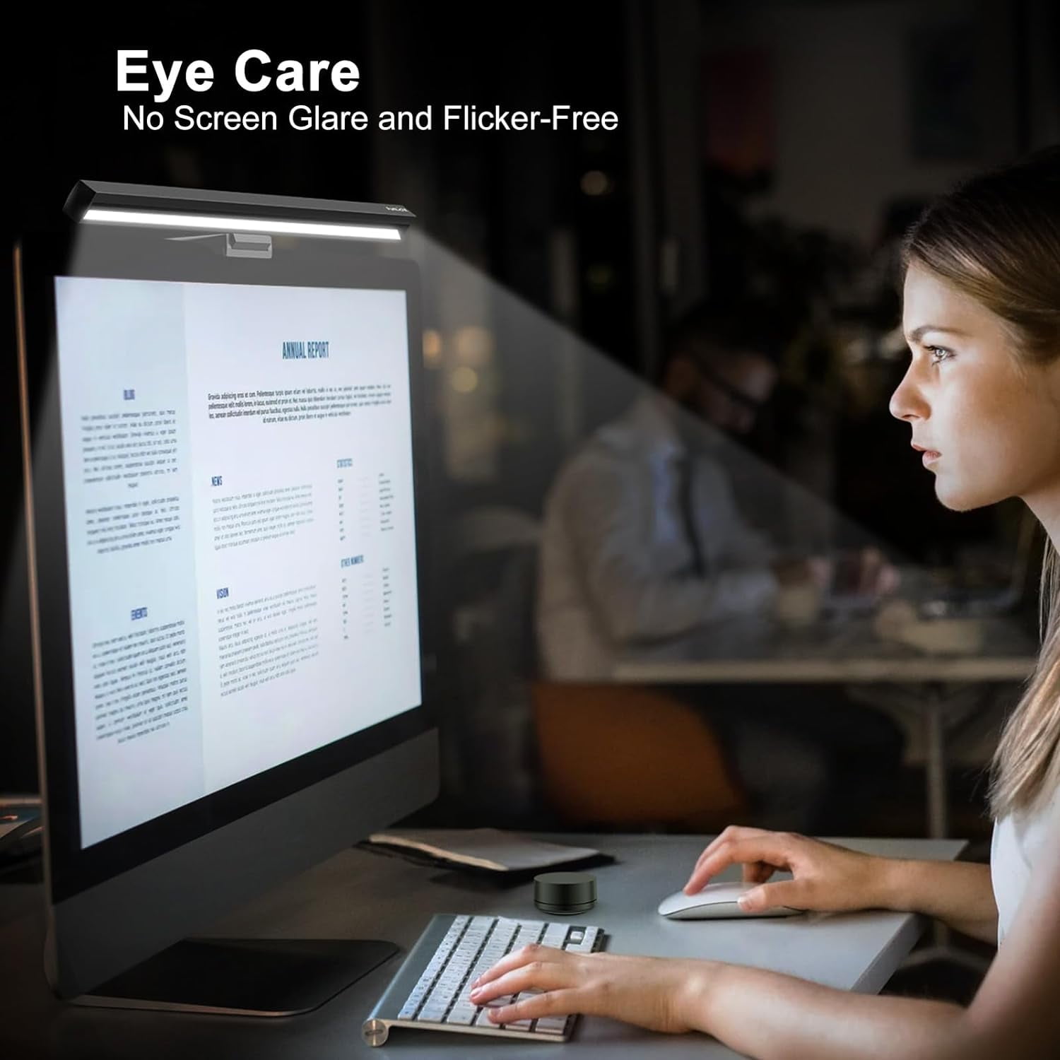 YUYAN-Monitor Light Bar with Remote Control, Eye-Care Computer Monitor ...