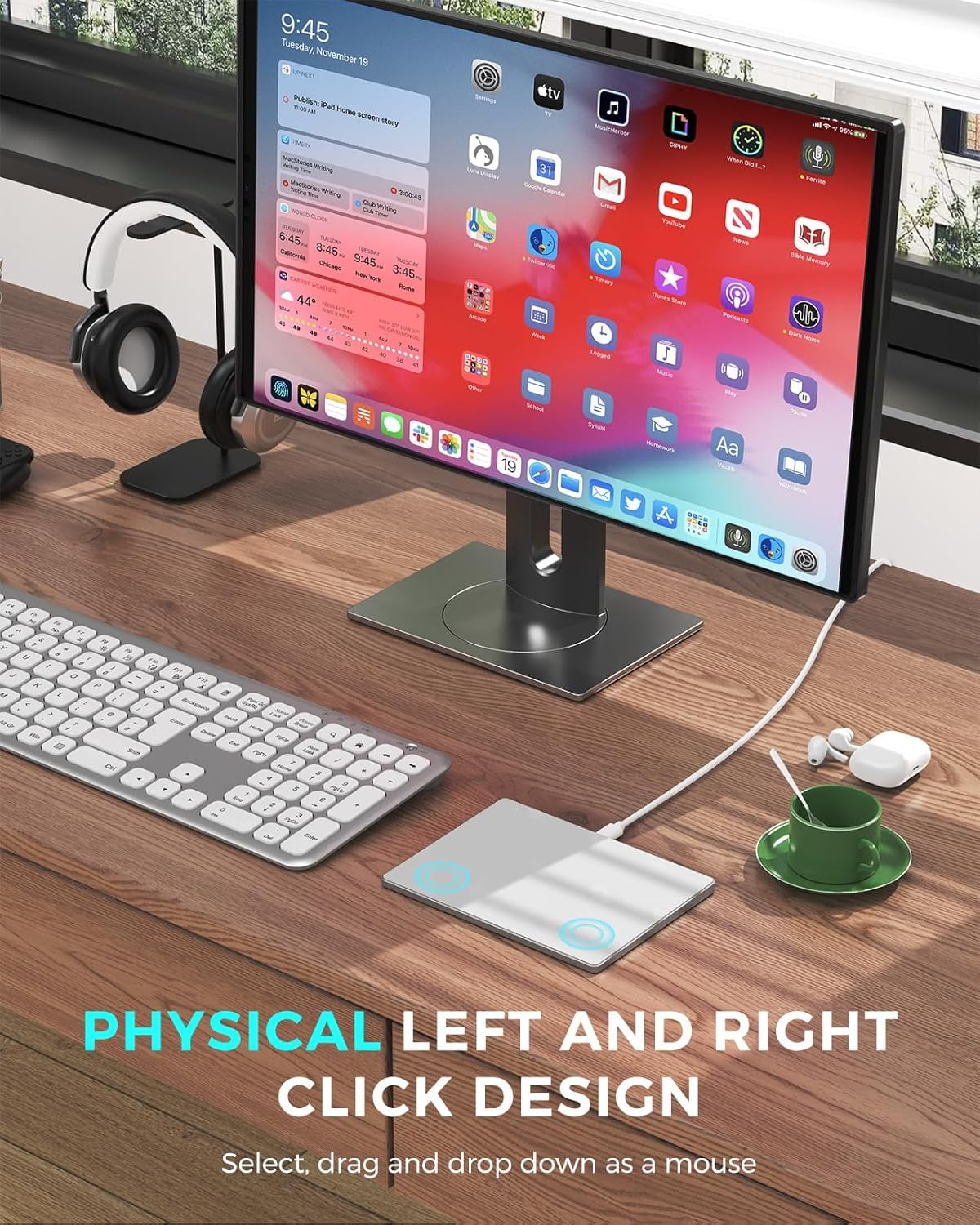 YUYAN-Multi-Touch Trackpad, Tempered Glass Surface with High Precision ...