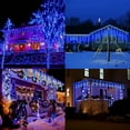 YUYAN-Outdoor Christmas Decorations: 24-Tube Meteor Shower Lights 576 ...