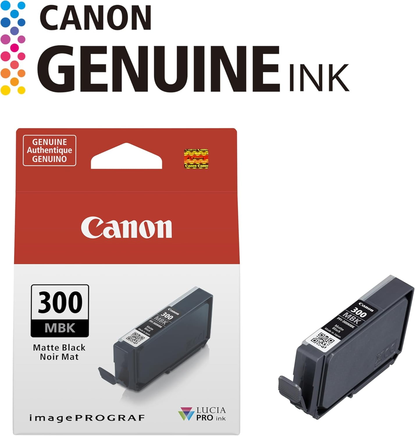 YUYAN-PFI-300 Genuine Matte Black Ink Tank, Compatible with ...
