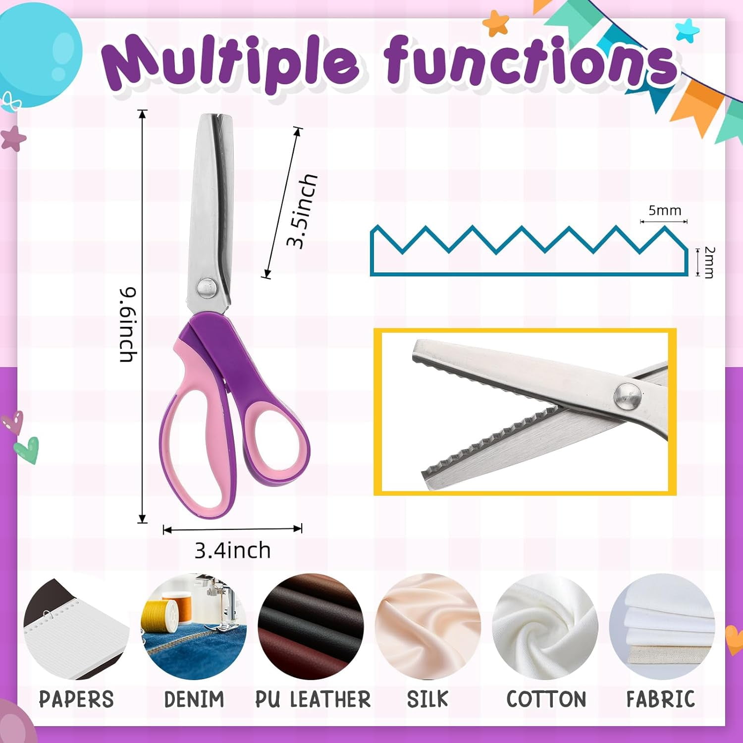 YUYAN-Paper Crimper, 9 Pinking Shears, Glossy Thin Inkjet Paper 100 ...