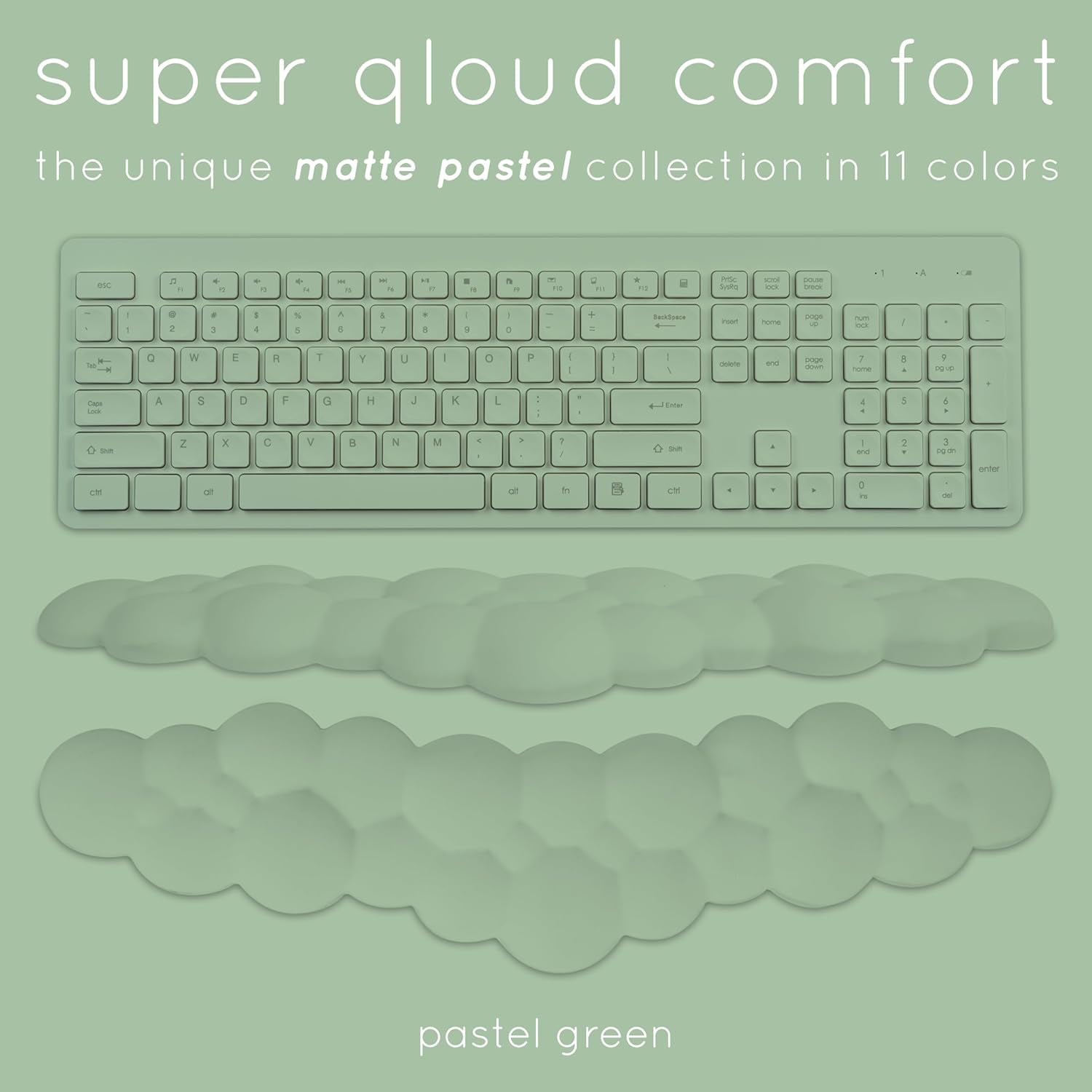 YUYAN-Qloud Cloud Wrist Rest Keyboard Wrist Rest for Computer Keyboard ...