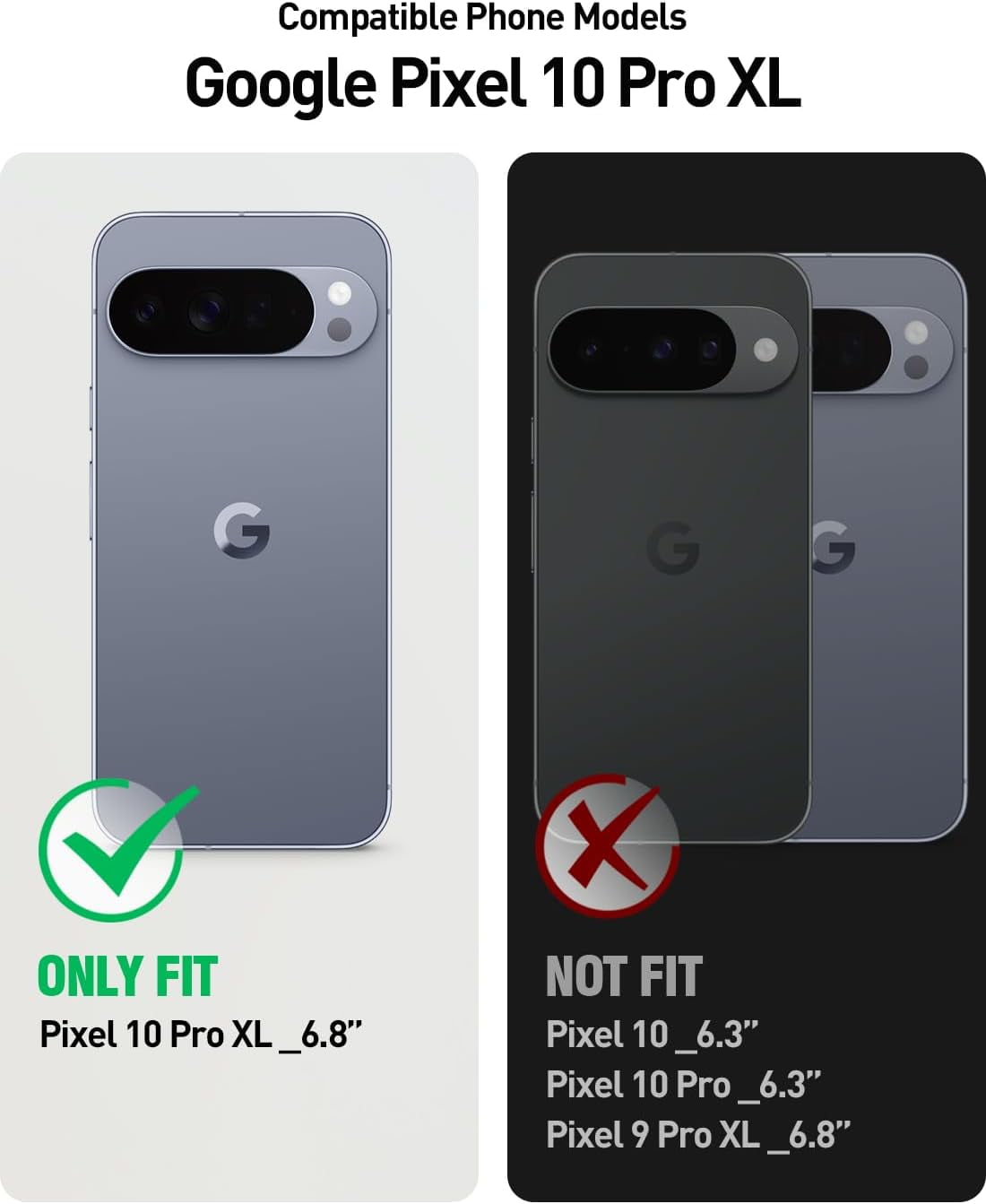 YUYAN-Revolution Case for Google Pixel 10 Pro XL 5G, [Slide Camera ...