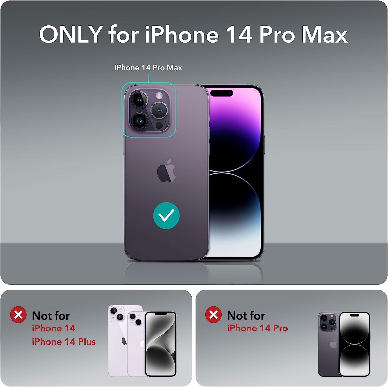 YUYAN-Silicone Case for iPhone 14 Pro Max, Built-in Camera Stash Stand ...