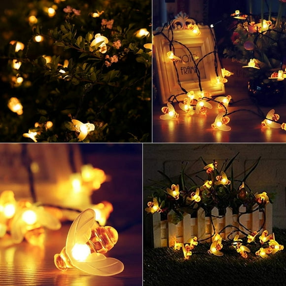 Bee Solar String Lights